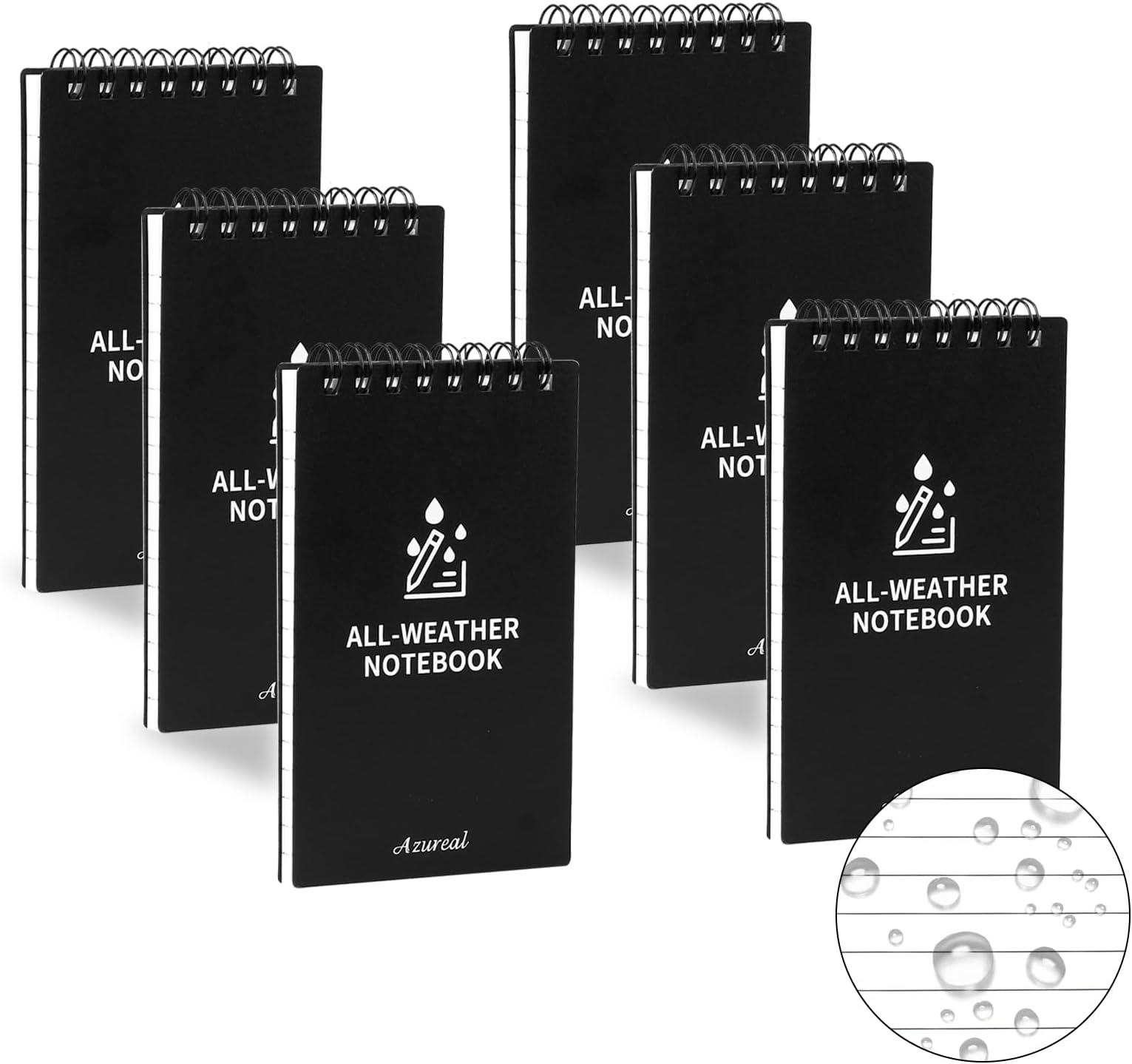 Amazon.com : Camelmother 3Waterproof Notebook/Notepad 3 x 5Police ...