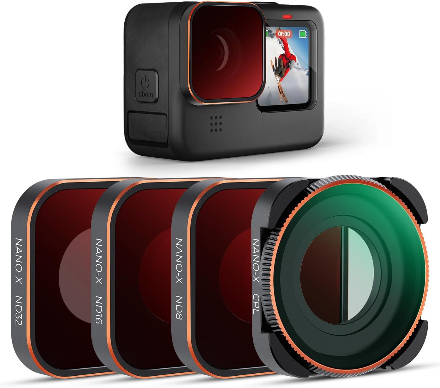 SOONSUN 3 Pack Dive Filter for GoPro Hero 5 6 7 Black Super Suit Dive ...