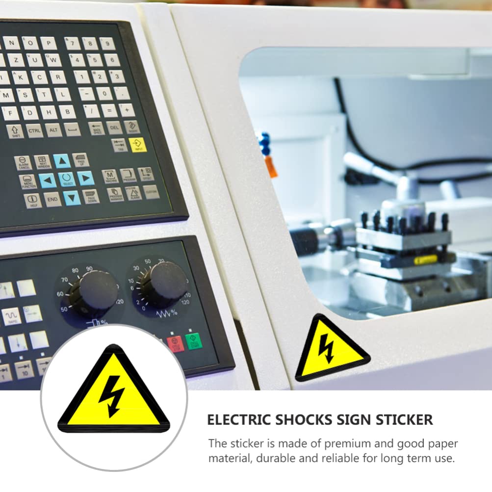 Snapklik.com : 20 Sheets Electrical Hazard Warning Safety Sign High ...