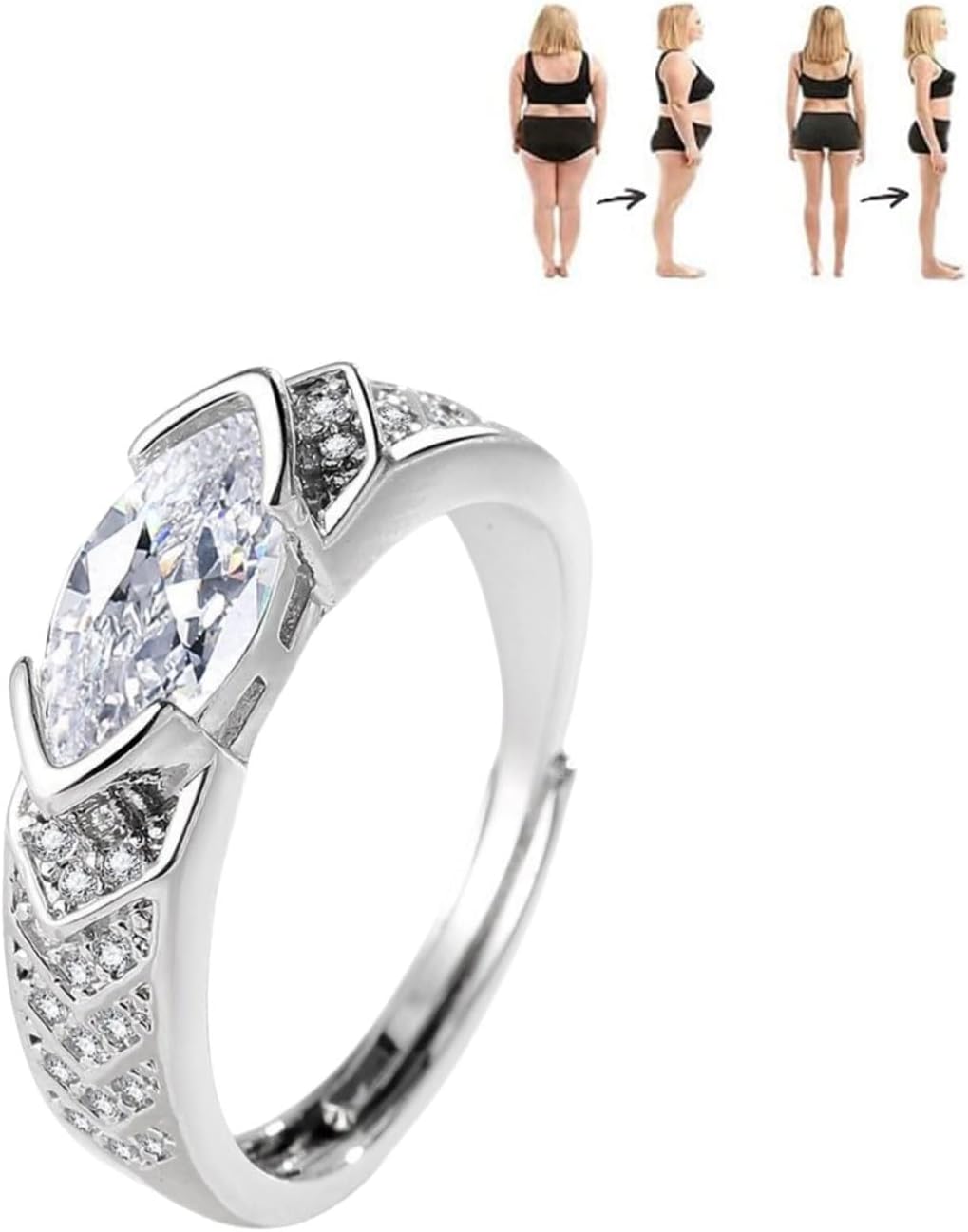 Amazon.com: KHKINDPRO Eye of Horus Lymphatic Magnetic Therapy Ring ...