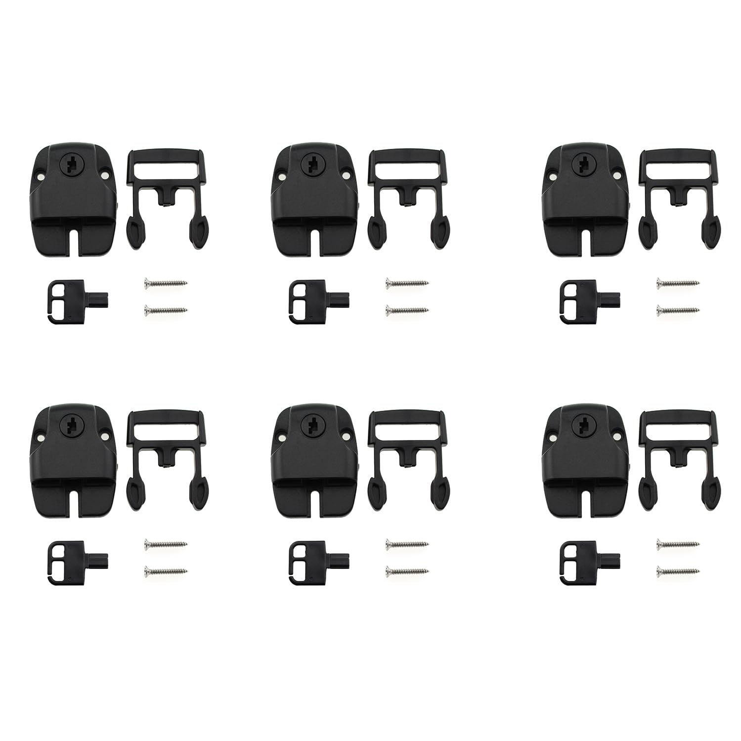Amazon.com: Maxmoral 6PCS Black 36mm Size Hot Tub Spa Cover Lock with ...
