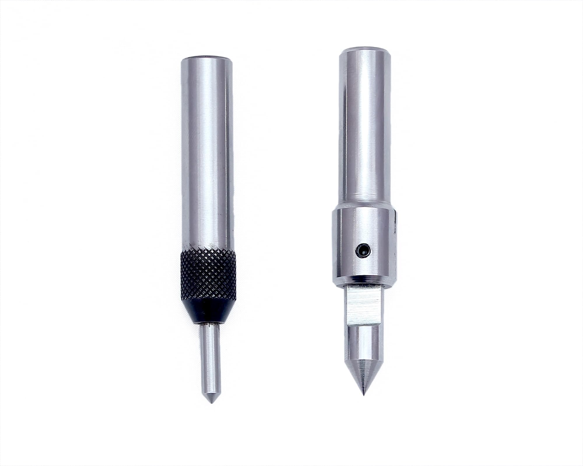 Set of 2 Spring Center Tap Guide Tool to Align Tap for threading Lathe ...