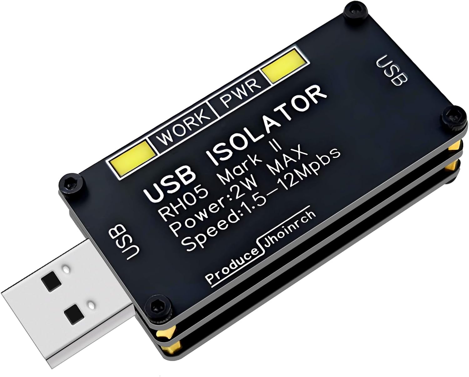 Amazon.com: Jhoinrch USB Isolator Onboard ADUM3160 Chip 2W/400mA 5V ...