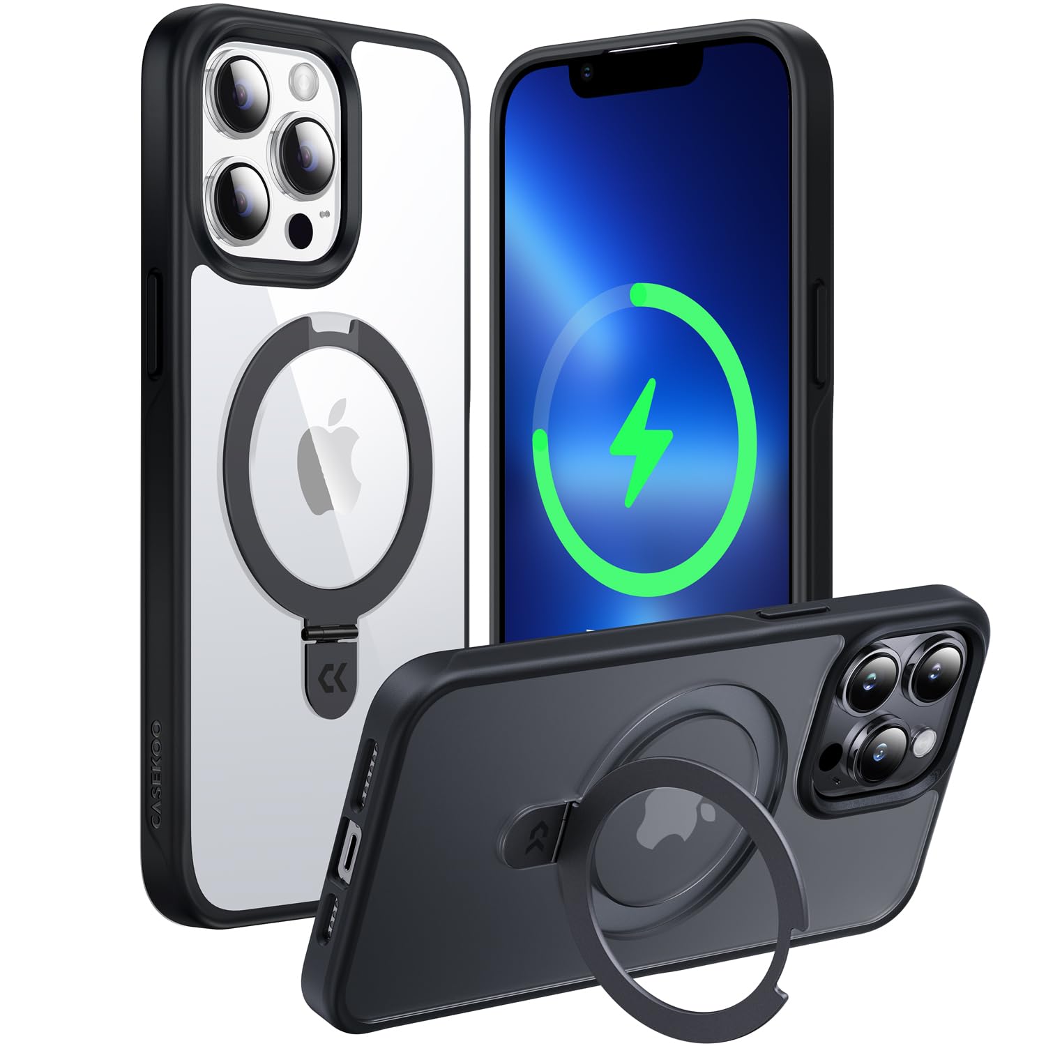 CASEKOO Magic Stand for iPhone 13 Pro Max Case for MagSafe Military ...