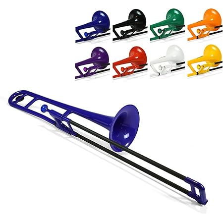 Amazon.com: pInstrument Plastic Kids pBone Mini Trombone - Mouthpiece ...