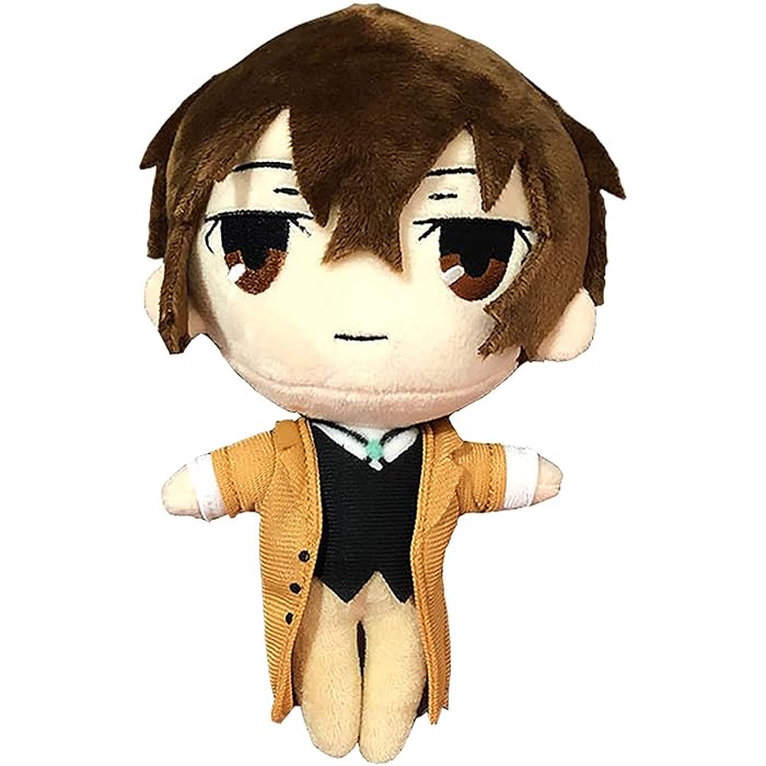Buy Bungo Stray Dogs Plush Pillow Doll Anime Stuffed Toy 20cm, Dazai ...