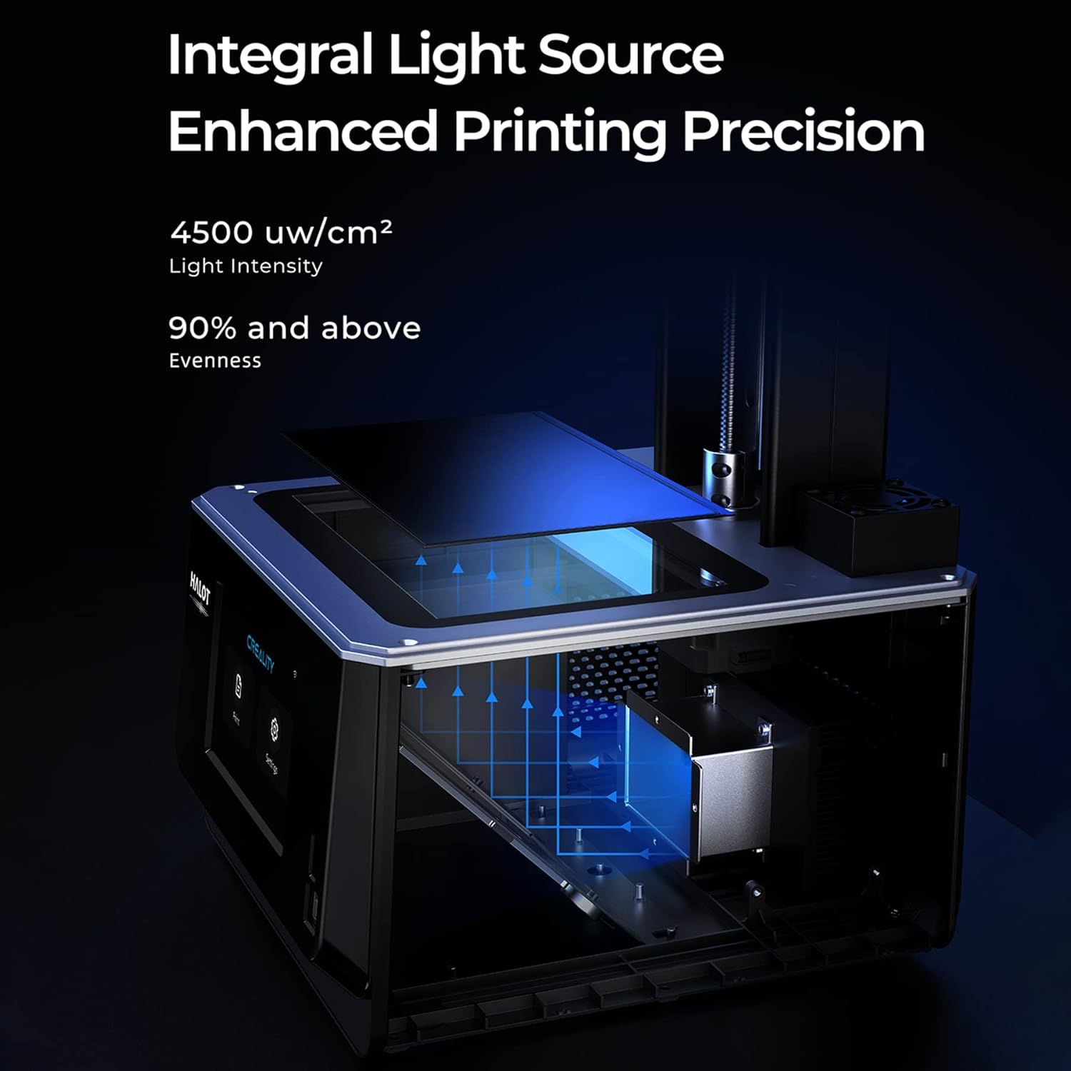 Review Creality HALOT-ONE Plus Resin 3D Printer, 7.9 inch 4K Mono LCD UV Photocuring Printers ...