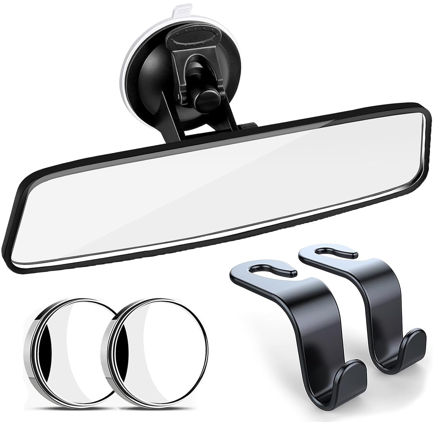 Car Mirror, Rear View Mirror for Driving Test 360° Adjustable Driving ...