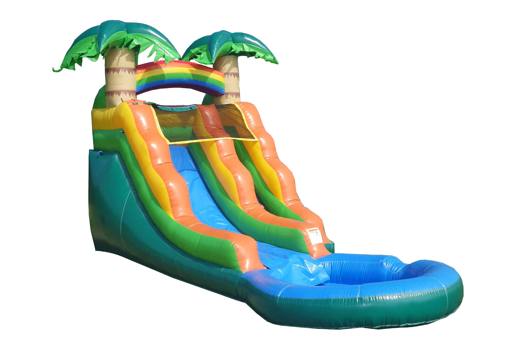 HeroKiddo Tall Summer Breeze Water Slide, Rental Quality Inflatable ...