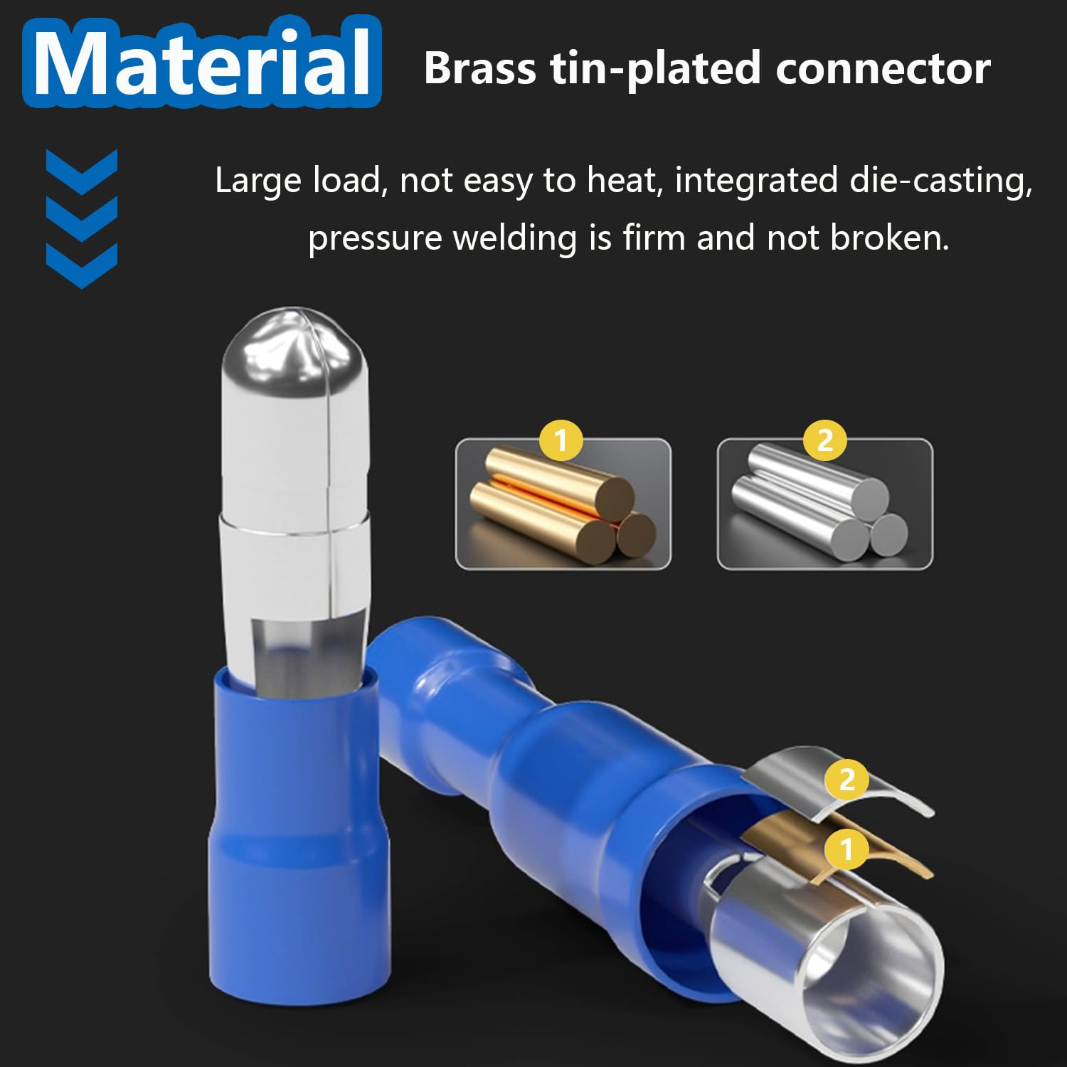 Snapklik.com : Smseace 160pcs Bullet Connectors 22-10AWG Female & Male ...