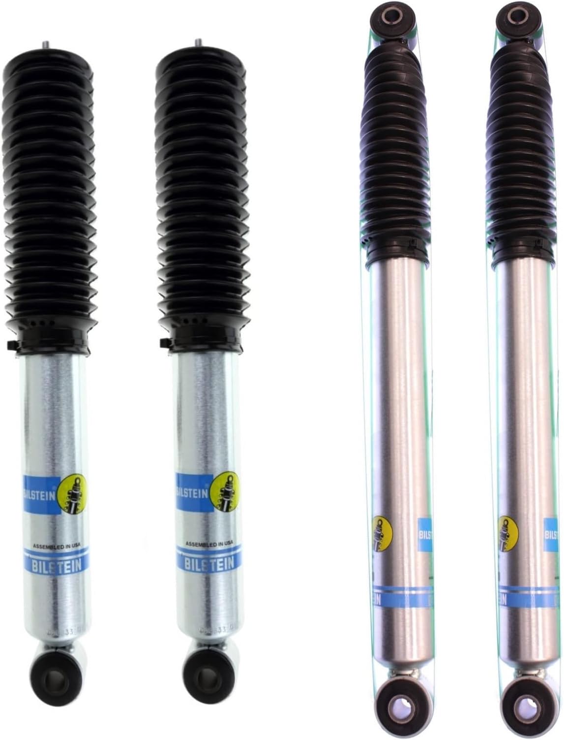 Amazon.com: Bilstein 5100 Series Set of Front & Rear Monotube Shocks ...