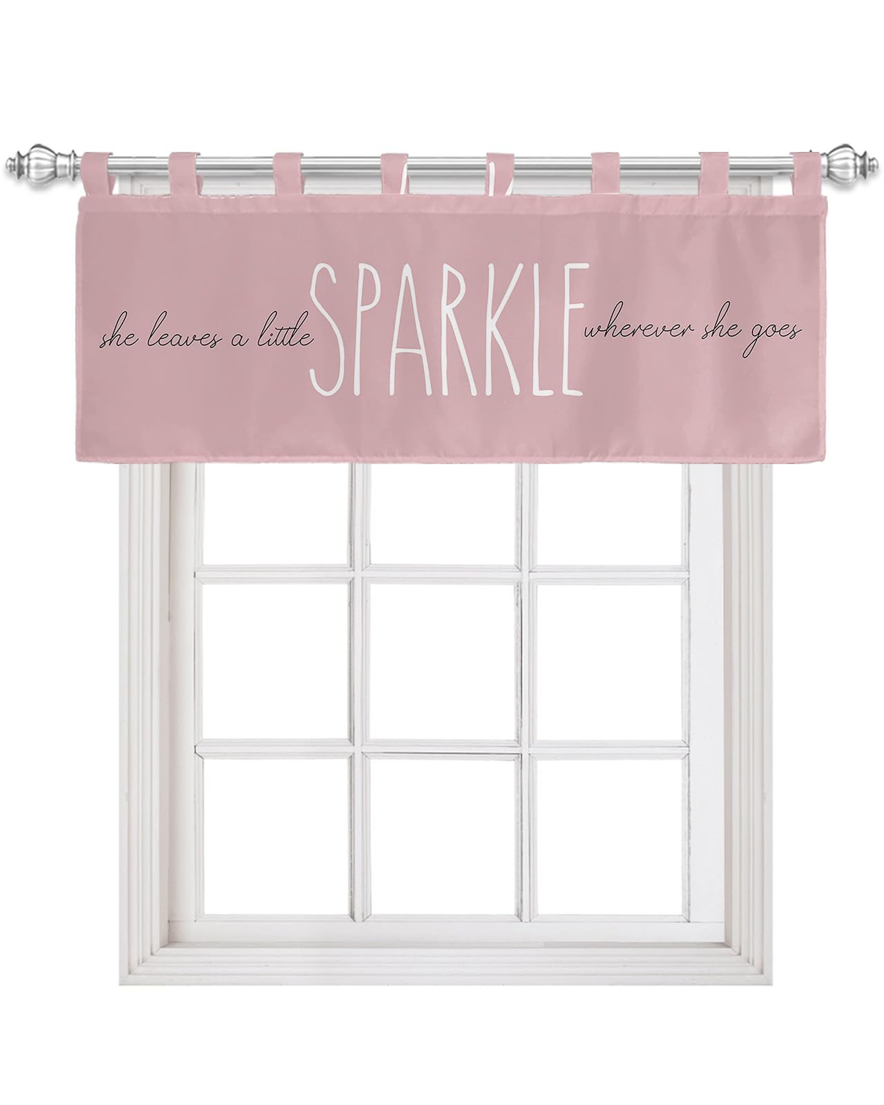 The Word Pink In Sparkles