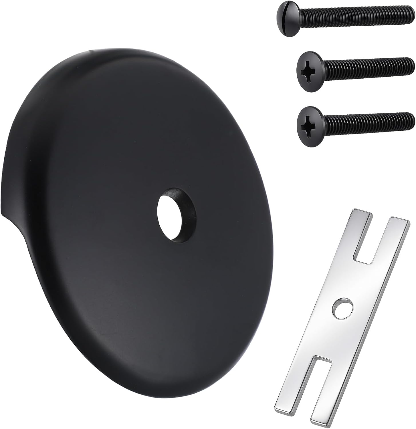 Single Hole Bathtub Overflow Drain Cover, Bathtub Drain Plate Overflow ...