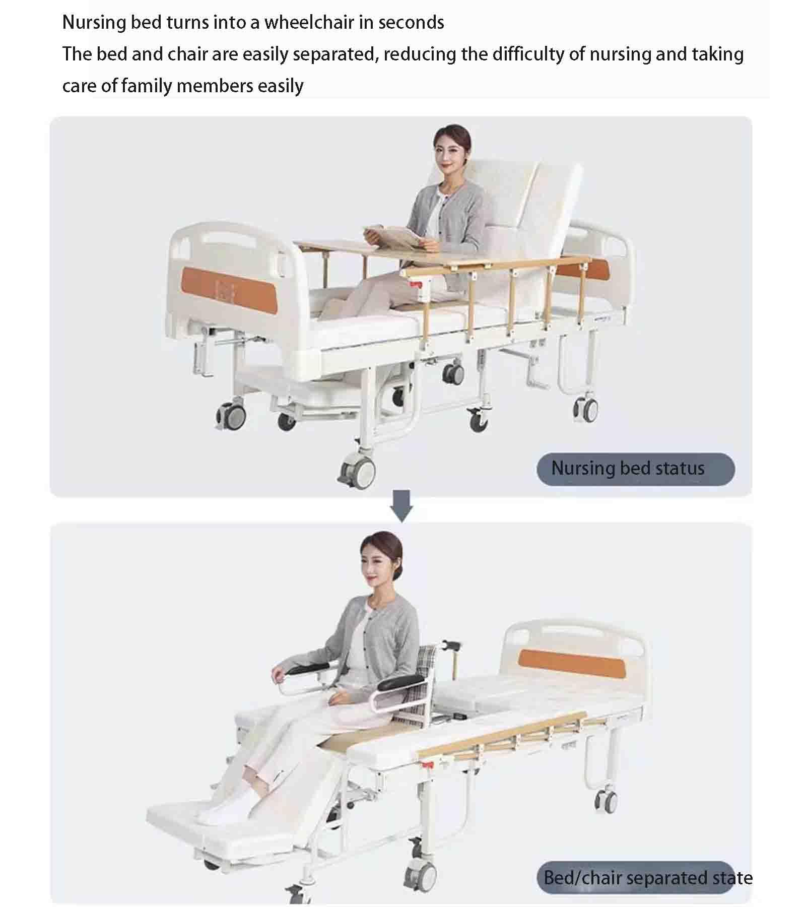 Chair Fully Adjustable Hospital Bed INNOV8 Low Bed