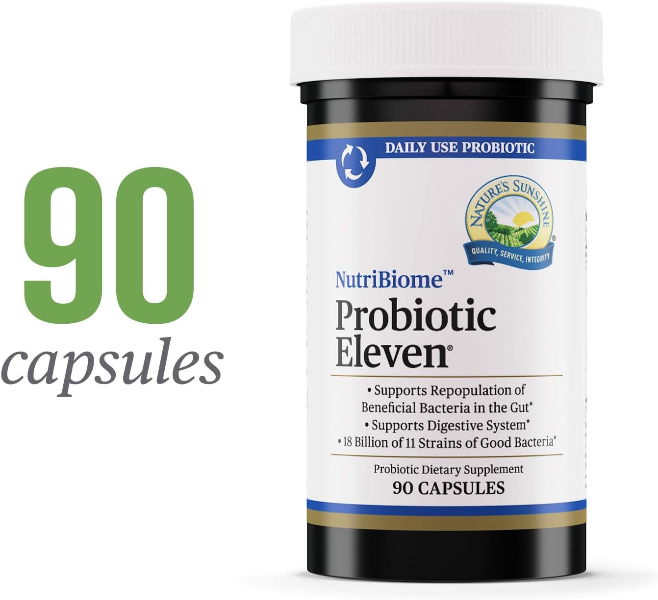 Amazon.com: NATURE'S SUNSHINE Probiotic Eleven Capsules, 90 Count ...
