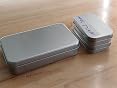 Amazon.com: Tamicy Metal Rectangular Empty Hinged Tins - Pack of 40 ...