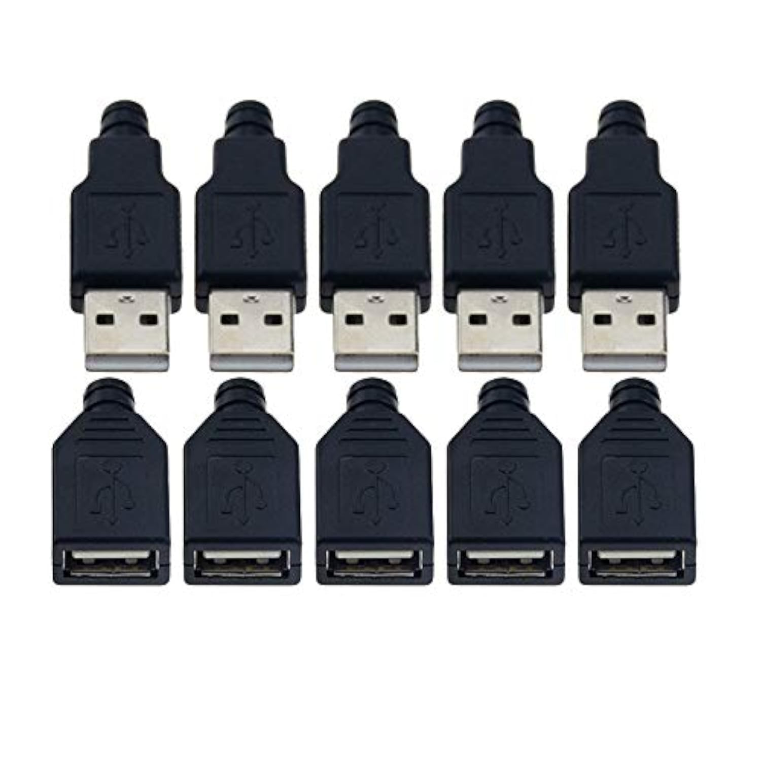 Amazon.com: VizGiz 10 Pack USB Plug Replacement 4 PIN Type A Female ...