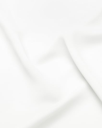 Amazon.com: Ivory 10 Yards Sheer Continuous Chiffon Fabric Solid Color ...