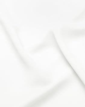 Amazon.com: Ivory 10 Yards Sheer Continuous Chiffon Fabric Solid Color ...