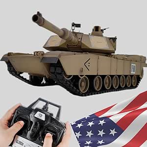 Amazon.com: Ssccgym 3918 Remote Control Heavy Tank M1A2 RC Battle War ...