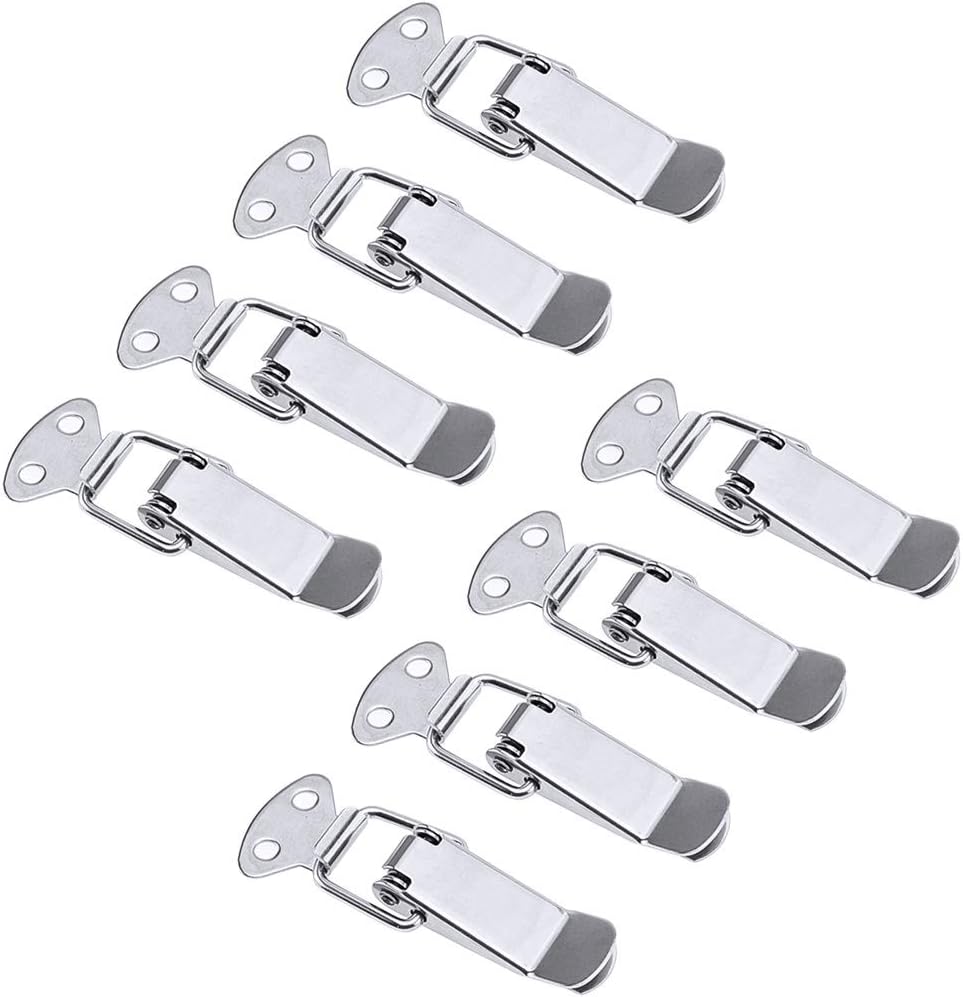 Rayong 8Pcs Stainless Steel Catch Clamp Clips Spring Loaded Toggle ...
