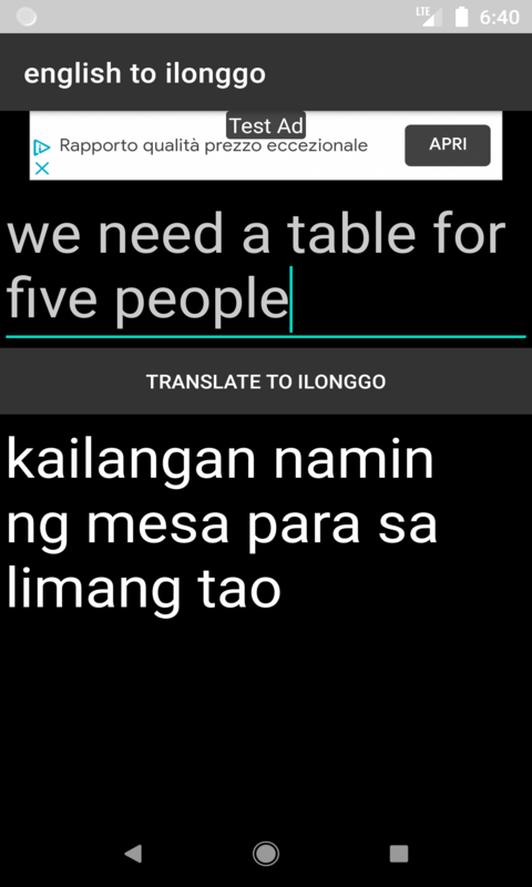Language Translator English to Ilonggo:Amazon.com:Appstore for Android