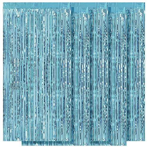 Blaues Lametta 🎄 - weihnachten-deutschland.de