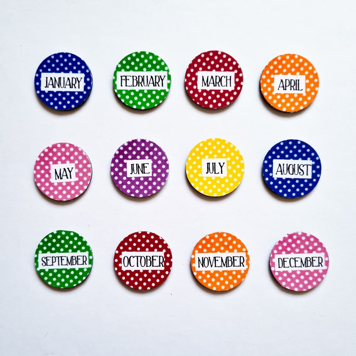 Months Of The Year Magnets Planner Accessories Family Planner Kids ...