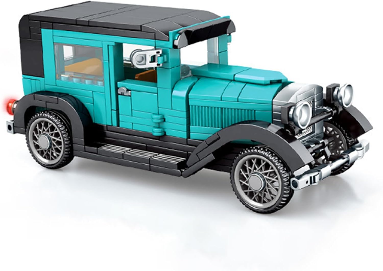 Amazon.com: Classic Antique Model Car Building Blocks Set, Vintage ...