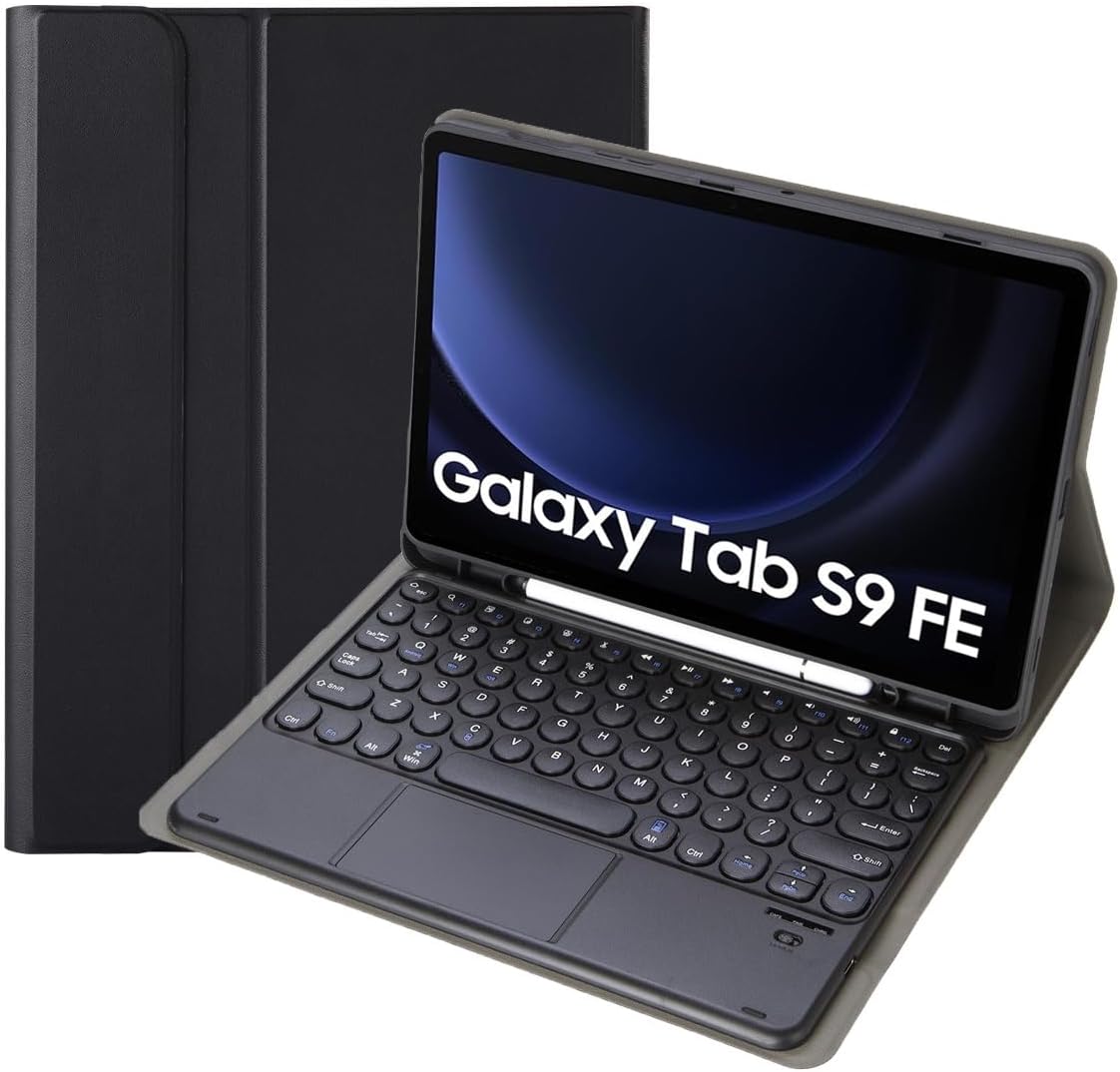Amazon.com: Keyboard Case for Samsung Galaxy Tab S9 FE 10.9 Inch, Soft ...