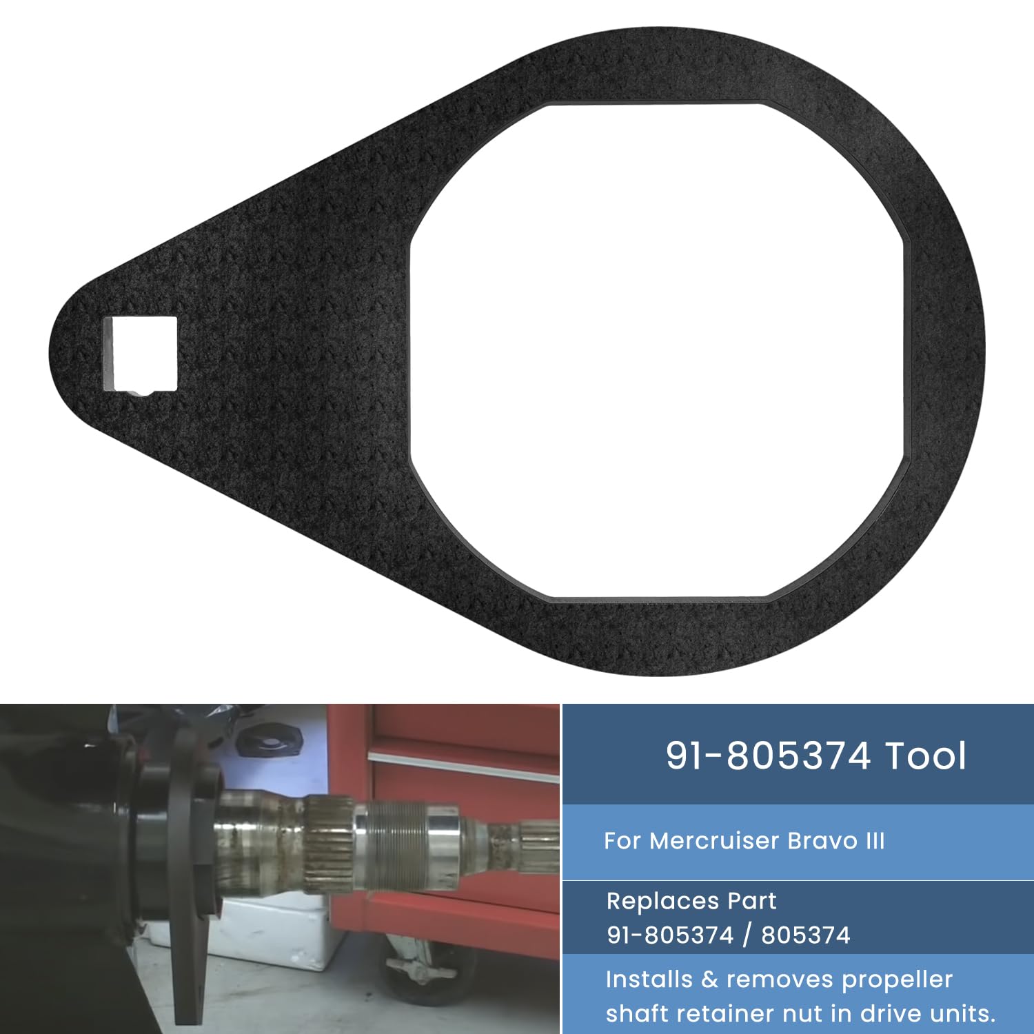 Snapklik.com : Bravo 3 Tool Kit - 91-8053741 Bearing Carrier Nuts Tool ...