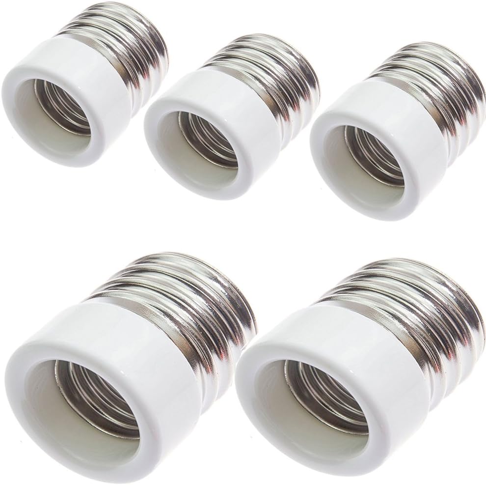 Amazon | 口金変換 アダプター E40→E27 ボール球アダプター 電球ソケット (5個セット) | SF-RC MODEL | 口金変換アダプタ 通販
