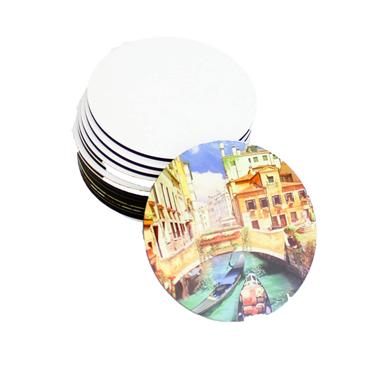 Amazon.com: Blank Paper Coaster Bulk 50 Pcs,3.5 inch Round DIY Crafts ...