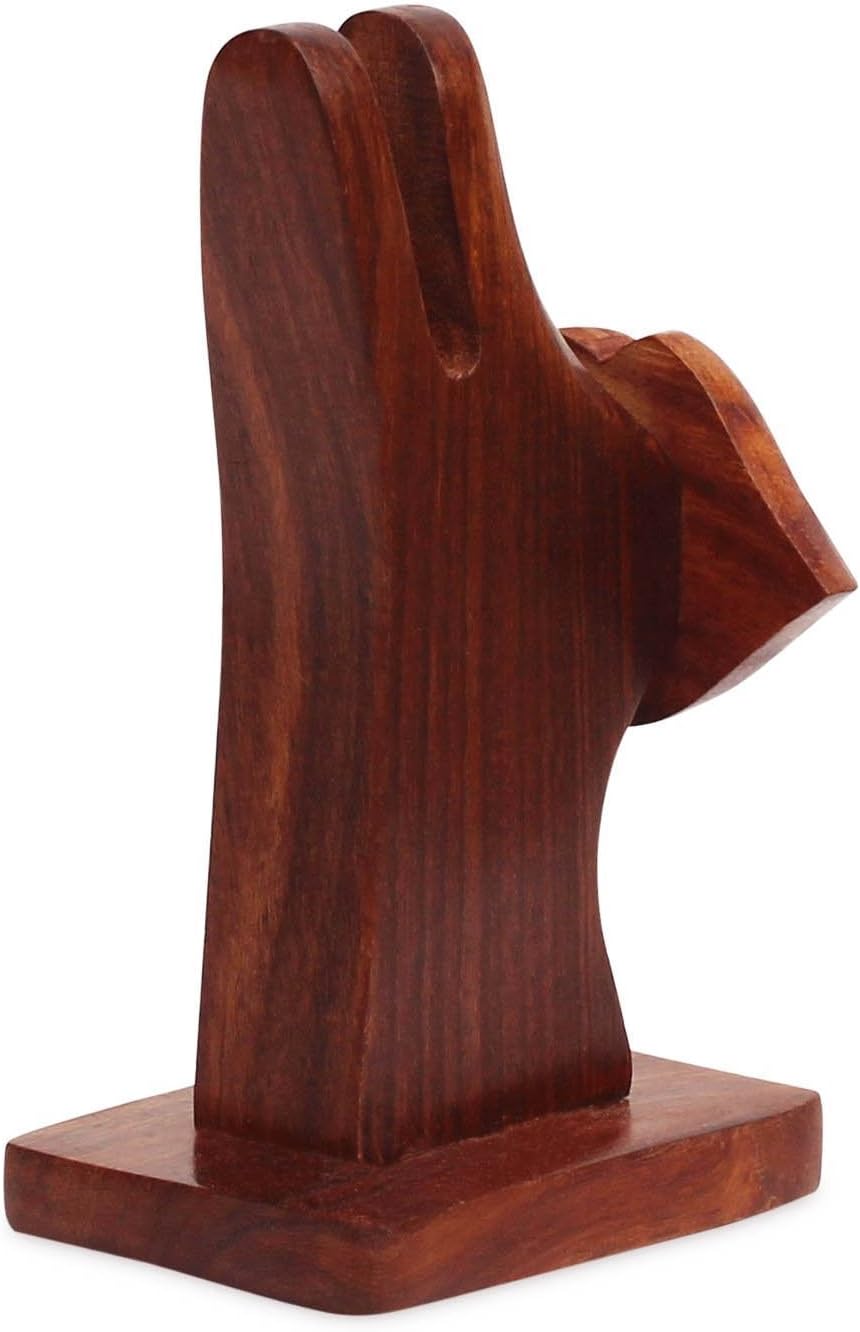 Wooden Spec Holder with Lips Design Eyeglasses Holder for Adults ...