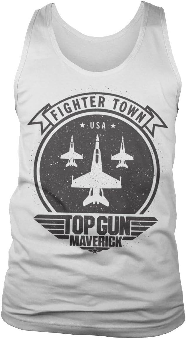 Top Gun: Maverick Officially Licensed Fighter Town Mens Tank Top Vest ...