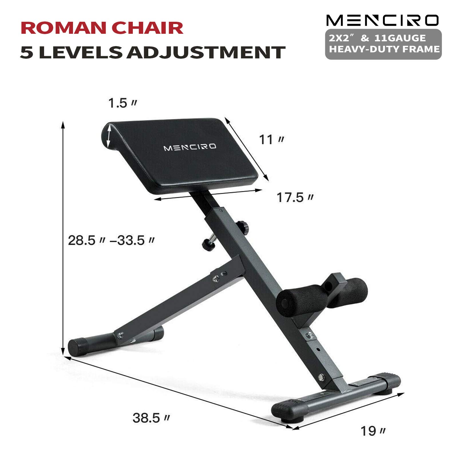 Snapklik.com : Roman Chair Hyperextension Bench - 40 Degree 5 Levels ...