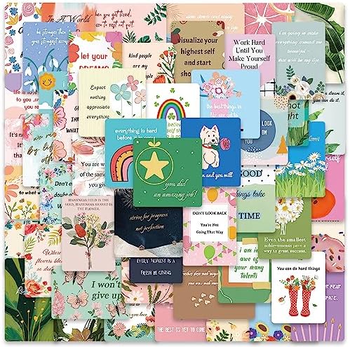 Amazon.com: Inspirational Quote Stickers, Motivational Card Stickers ...