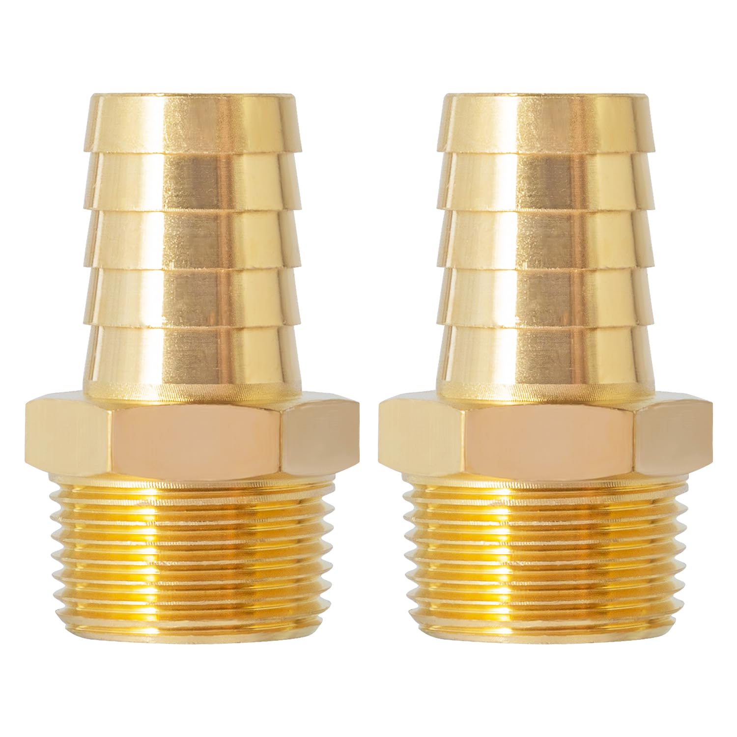 Amazon.com: SUNGATOR 3/4'' NPT Brass Hose Barb Fittings, 3/4'' NPT Male ...