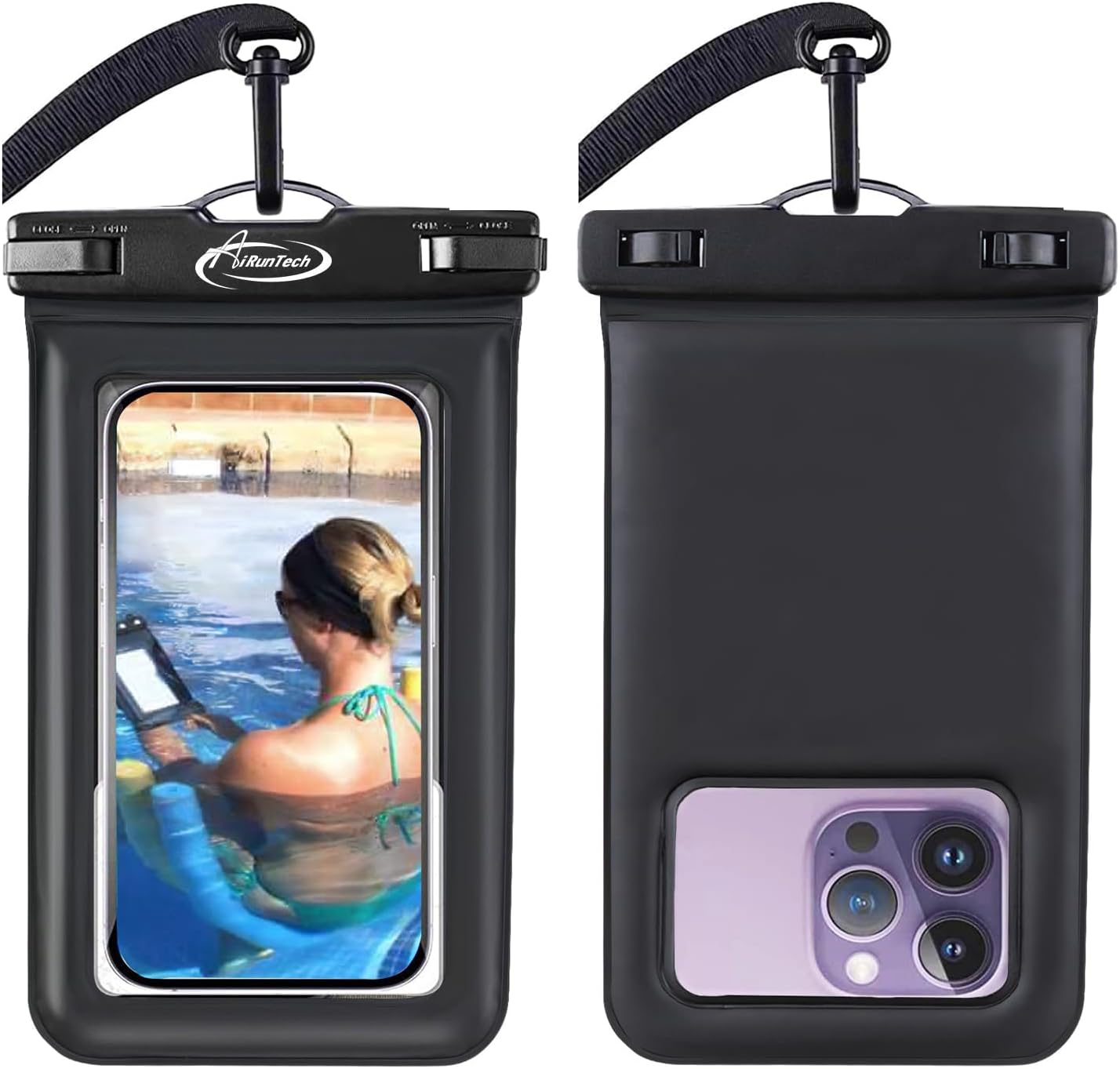 Amazon.com: AiRunTech Floating Waterproof Phone Pouch/Case - Travel ...