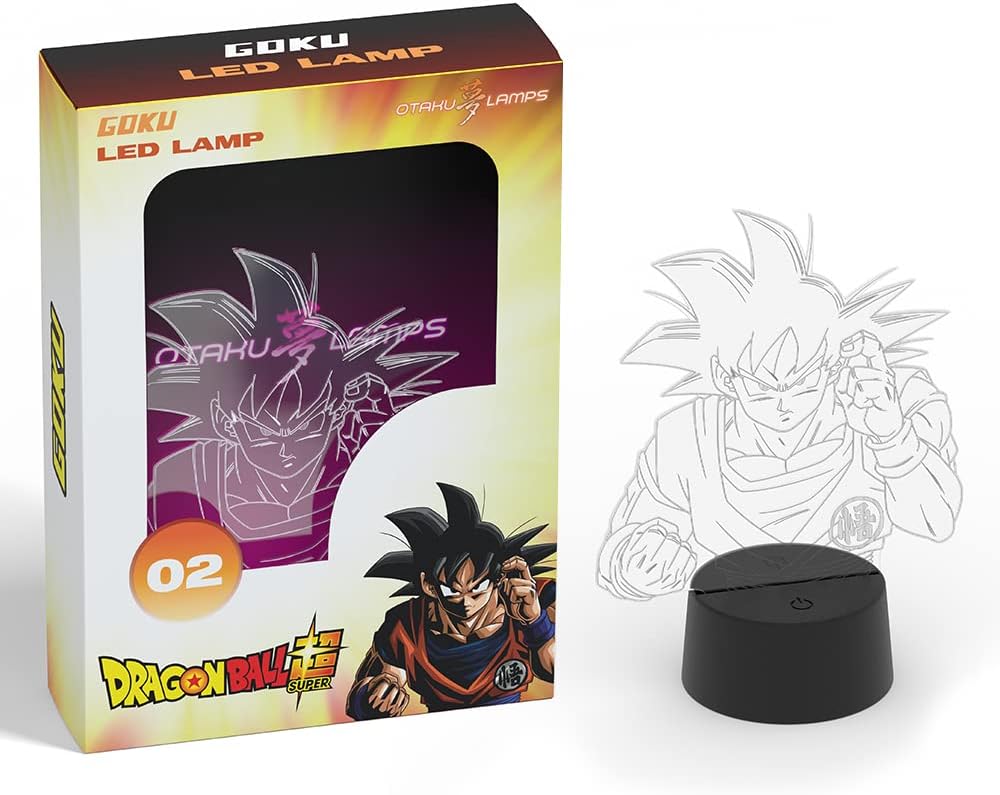 Otaku Lamps Goku Fight Dragon Ball Super – Anime Lamp Figure Night ...