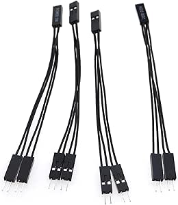 Amazon.com: GZWZH 4PCS Motherboard Boot Cable Reboot Cable Two Way Dual ...