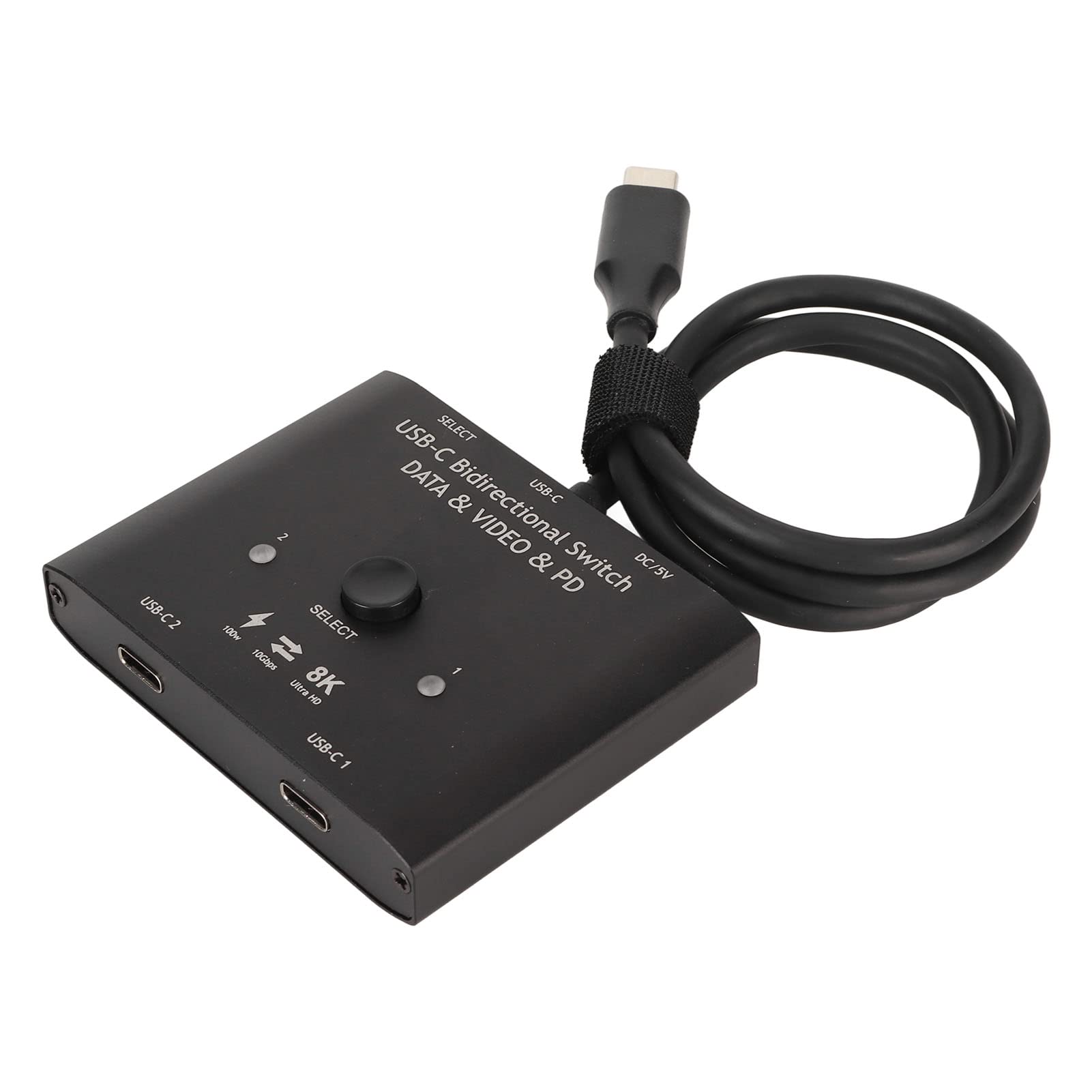 Amazon.com: USB C Switch, Bi Directional USB C Switcher 2 in 1 Out, 1 ...