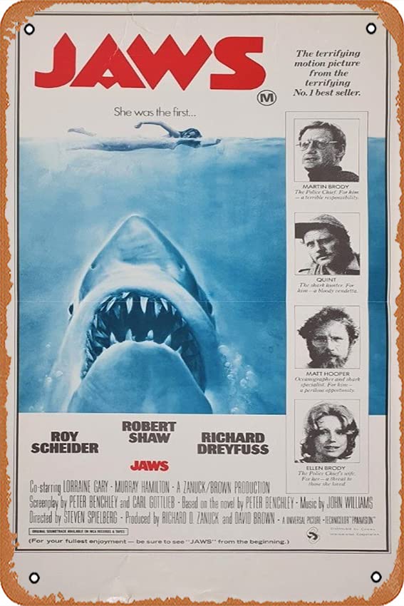 Jaws Original Movie Poster