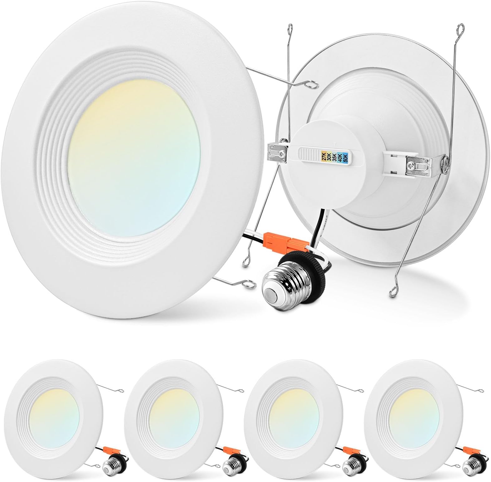 Hubbell Prescolite LED Downlight Retrofit Kit, 4 inch Round, 3500K, 600 ...
