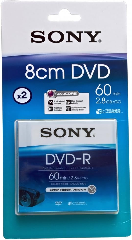 JVC 8CM Rewritable Mini DVD-RW for Camcorders : Amazon.co.uk: Computers ...