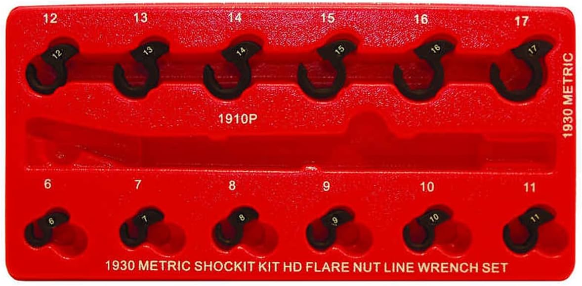 LTI TOOLS Metric Shockit Line Wrench Set 13-Piece, Automotive/Hydraulic ...