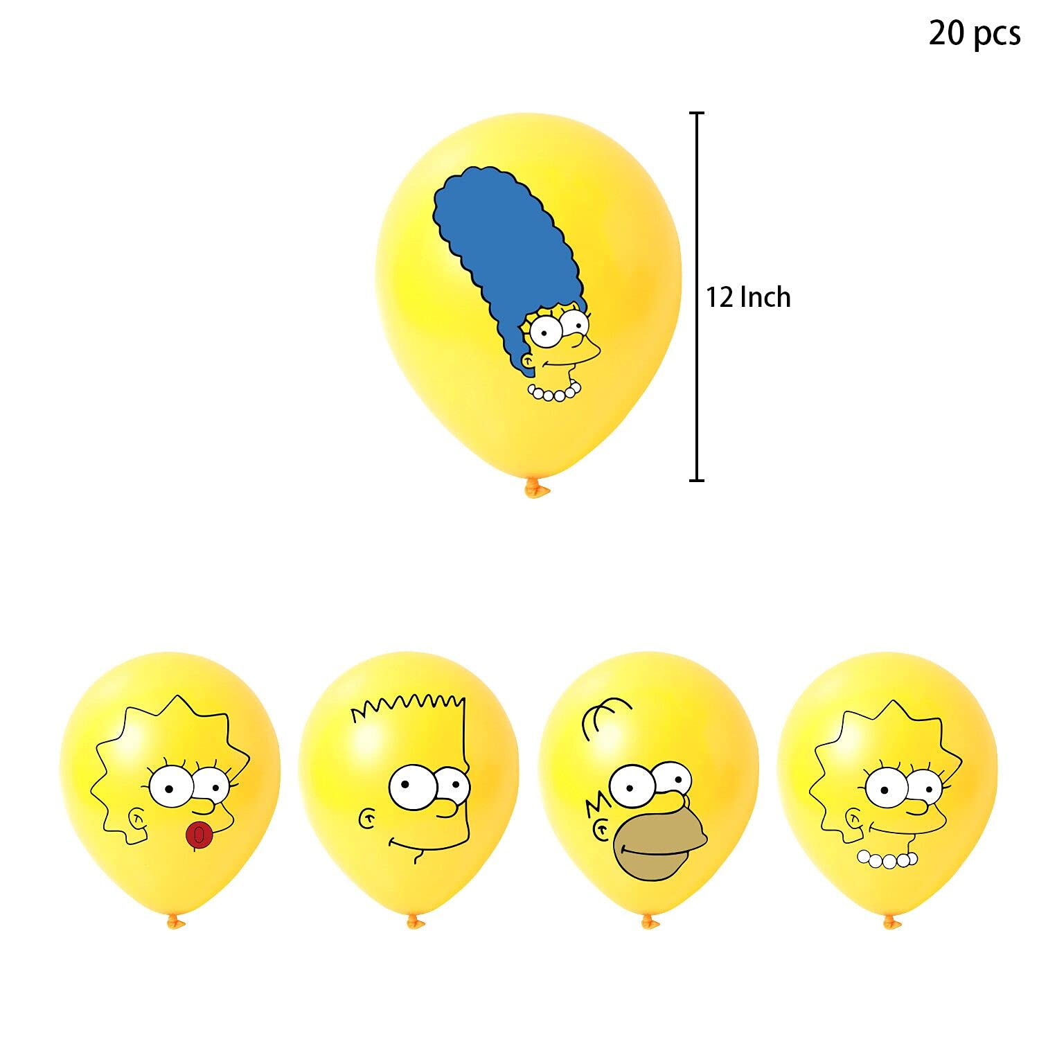 Buy Simpsons Party Supplies , Simpson's Birthday Party Set Includes ...