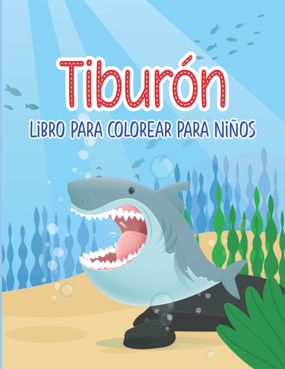 Buy Tiburón Libro para colorear para niños de 4 a 12 años: Lindo libro ...