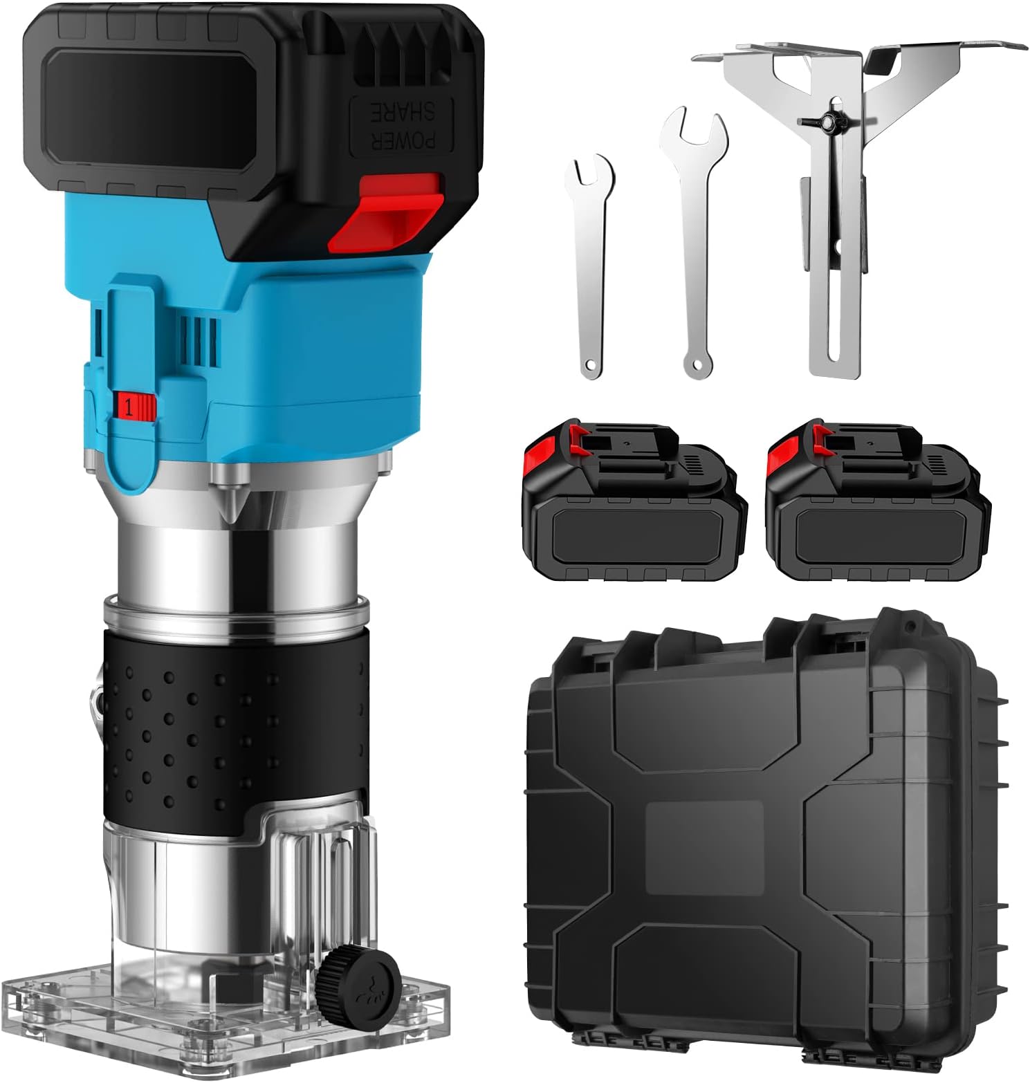 VonHaus Compact Palm Router Saw 710W - Electric Trimmer Router Corded ...