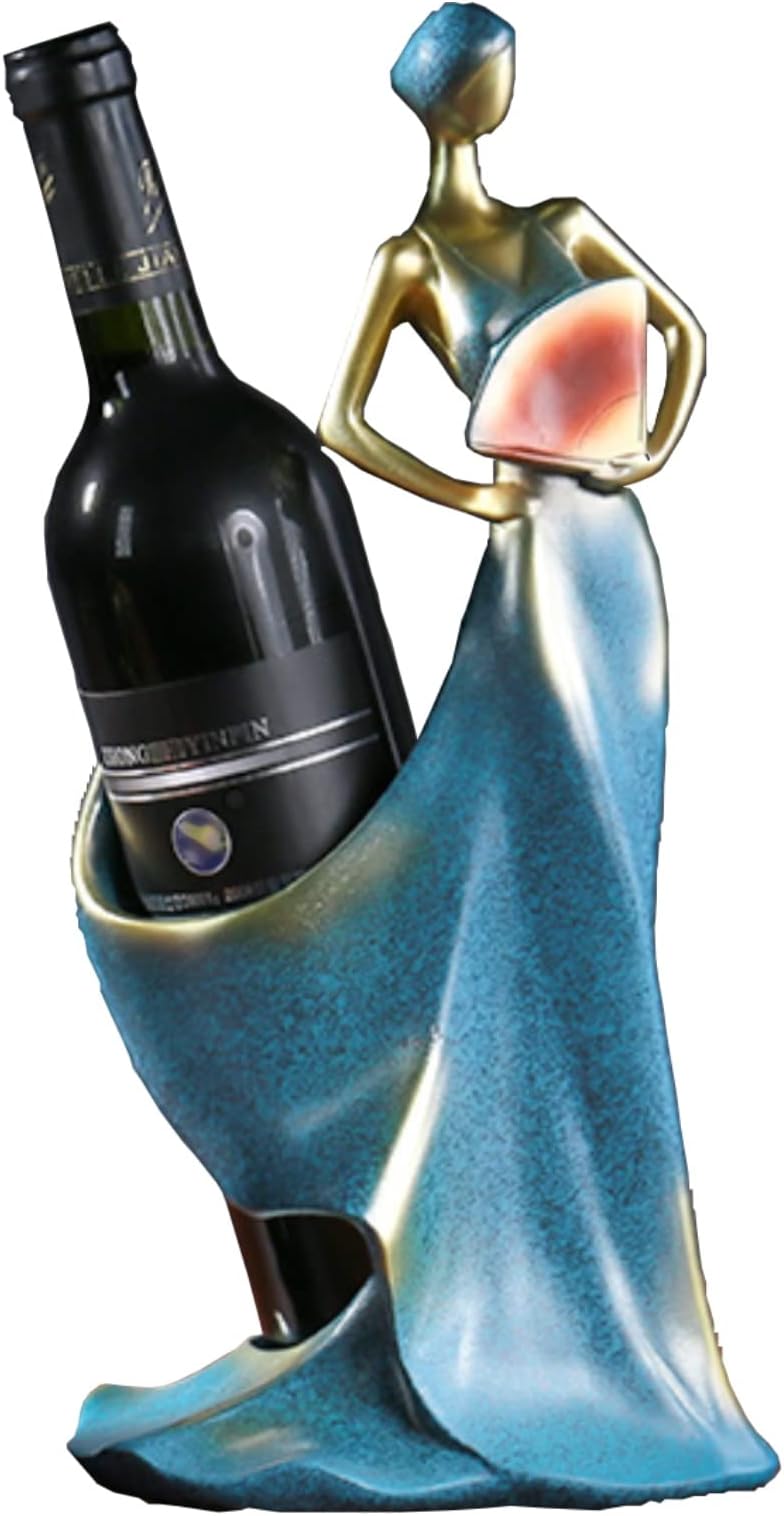 Amazon.com: CdyBox Elegant Wine Bottle Holder Ornament Wine Single ...